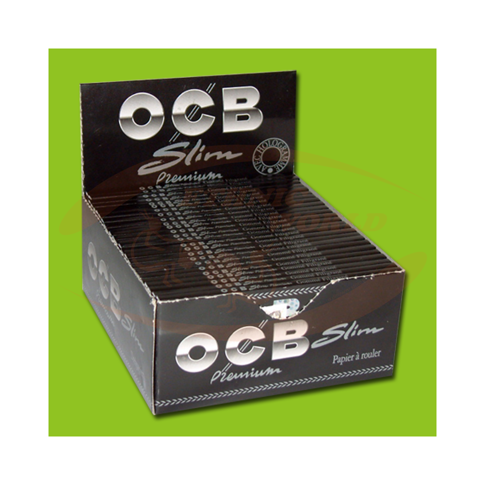 OCB Premium Slim (Black, Long) - Ethnic World