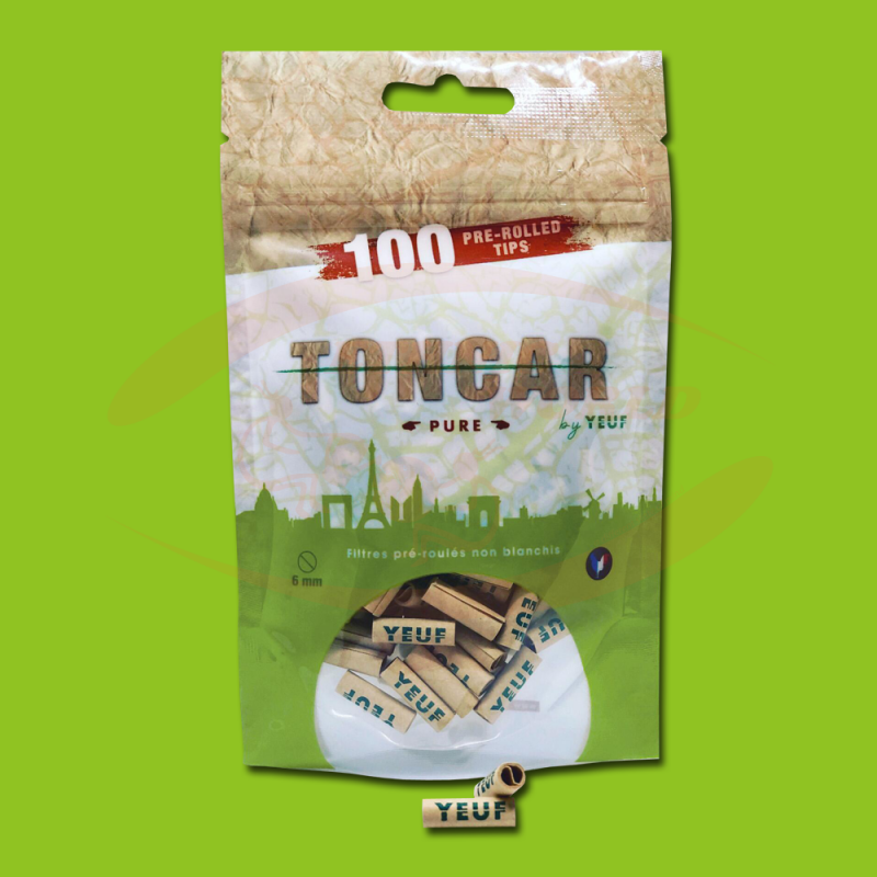 Yeuf Toncar Pure (100 pre-rolled Tips) - Ethnic World