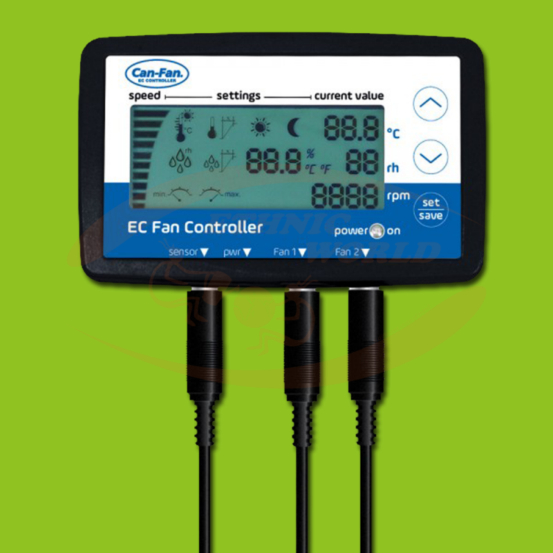 Can-Fan Digital EC Fan Controller (LCD) - Ethnic World