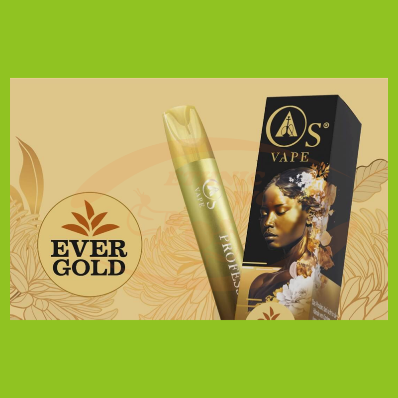 OS Vape 750 puffs 20 mg Ever Gold - Ethnic World