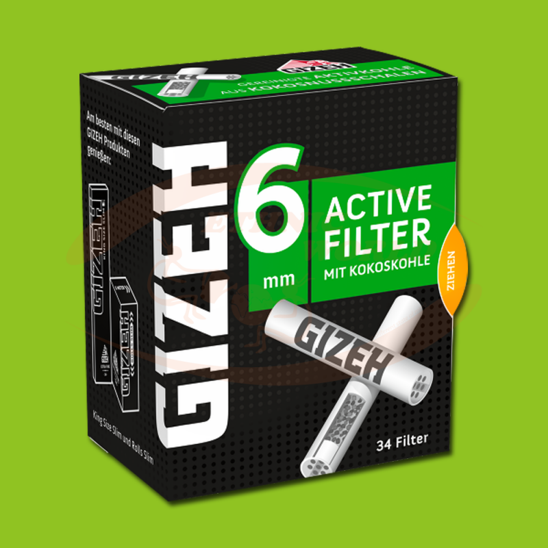 Gizeh Active Filter 6 mm Black (34) - Ethnic World