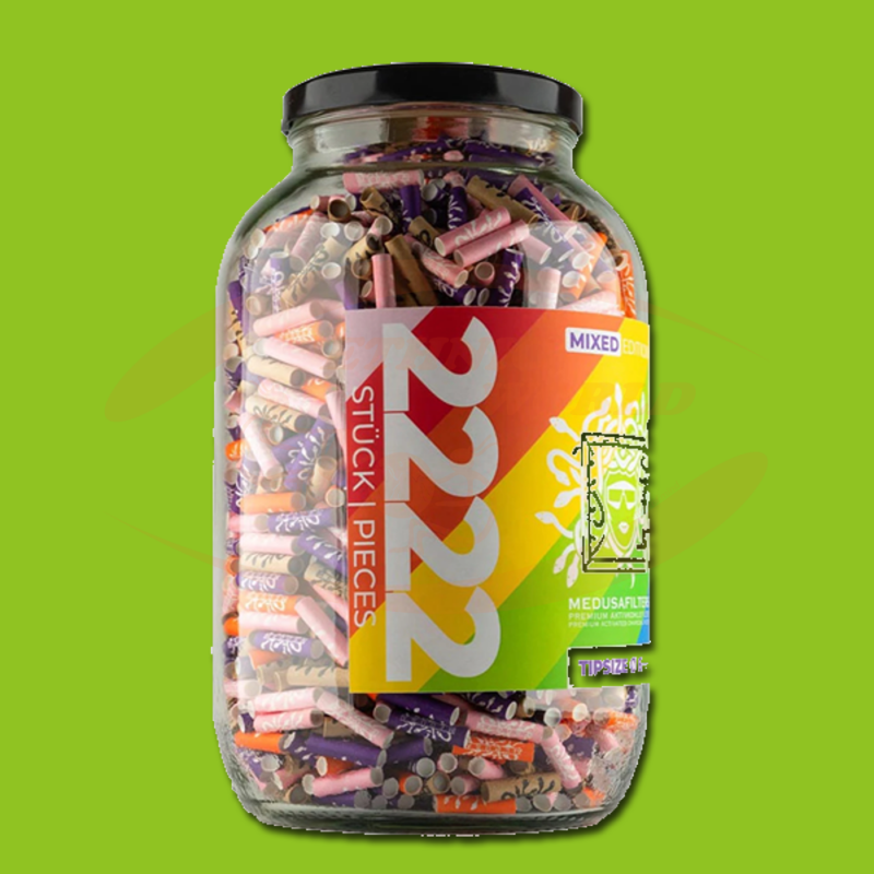 Medusa Filters 6mm MIXED RAINBOW (2222 pc) - Ethnic World